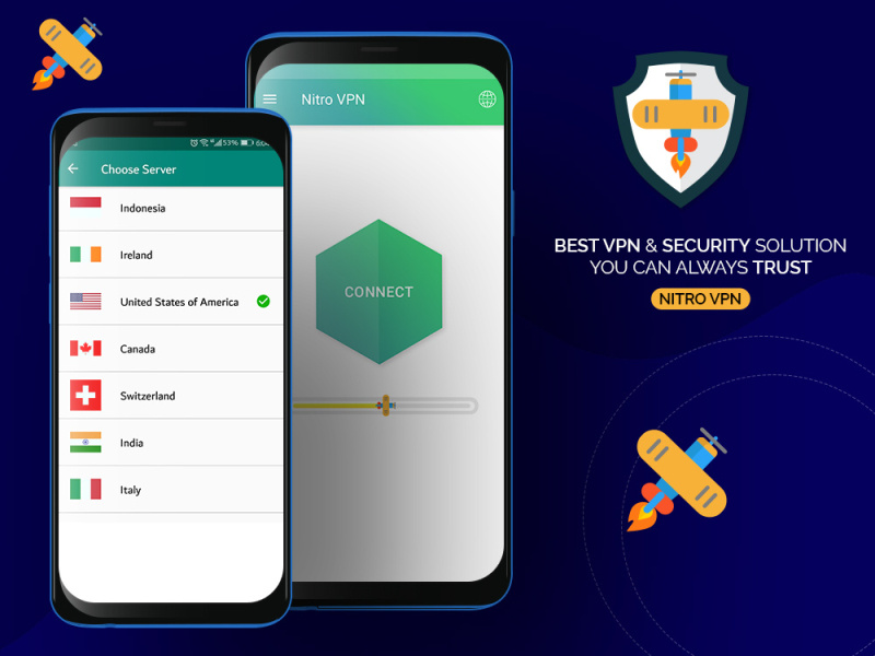 VPN mobile app by Jawad Waqas on Dribbble