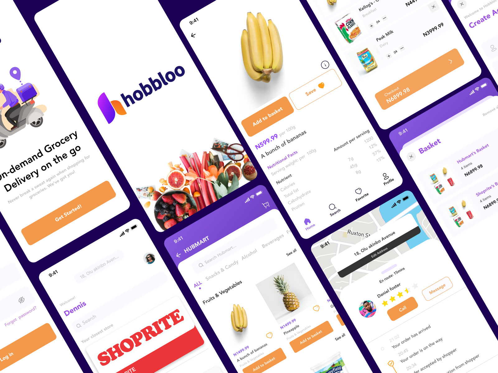 Designed a Smooth User Interface for a Grocery Delivery Company by ...