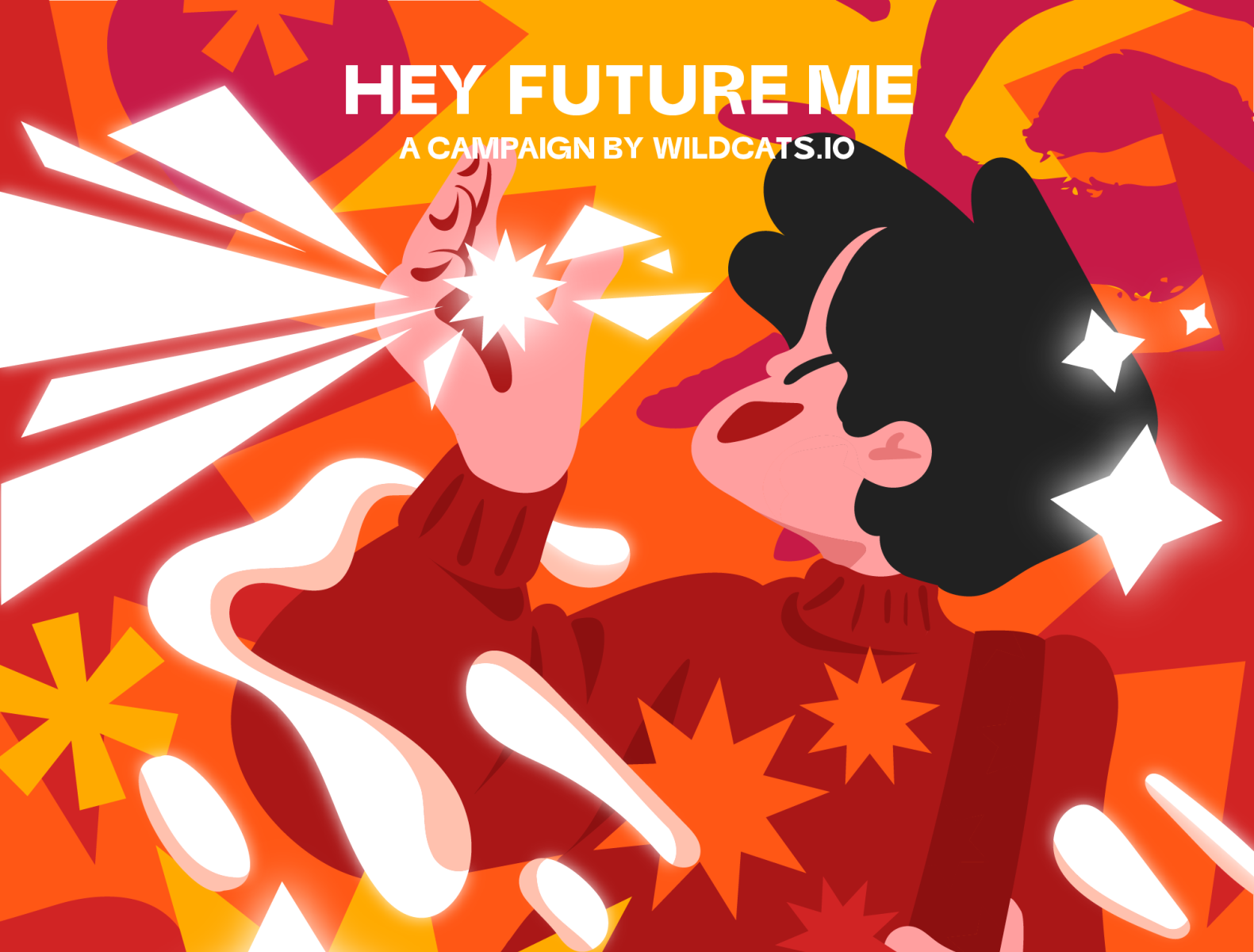 Illustration for " Hey Future Me " campaign by Wildcats.io by Khanh Du ...