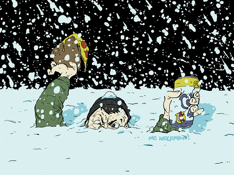 Snowpocalypse by MC Wolfman on Dribbble