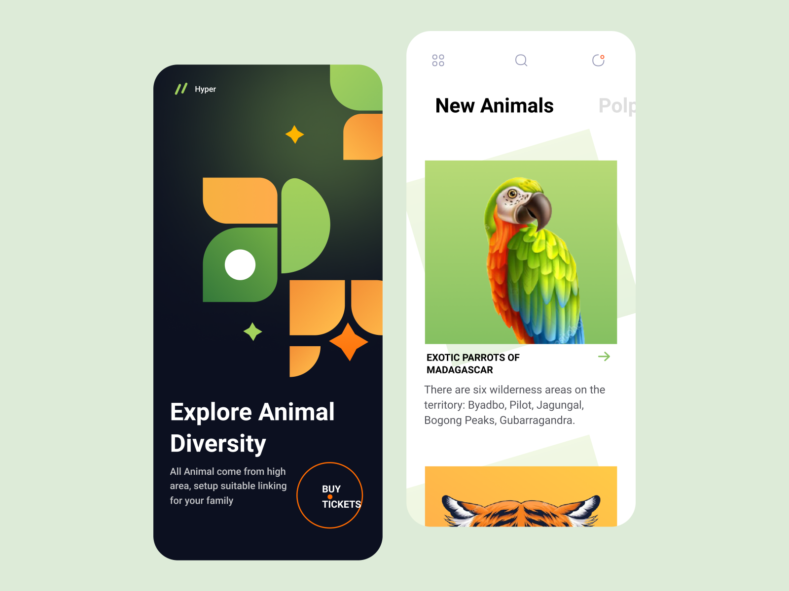 Animals App Design by Dlight on Dribbble
