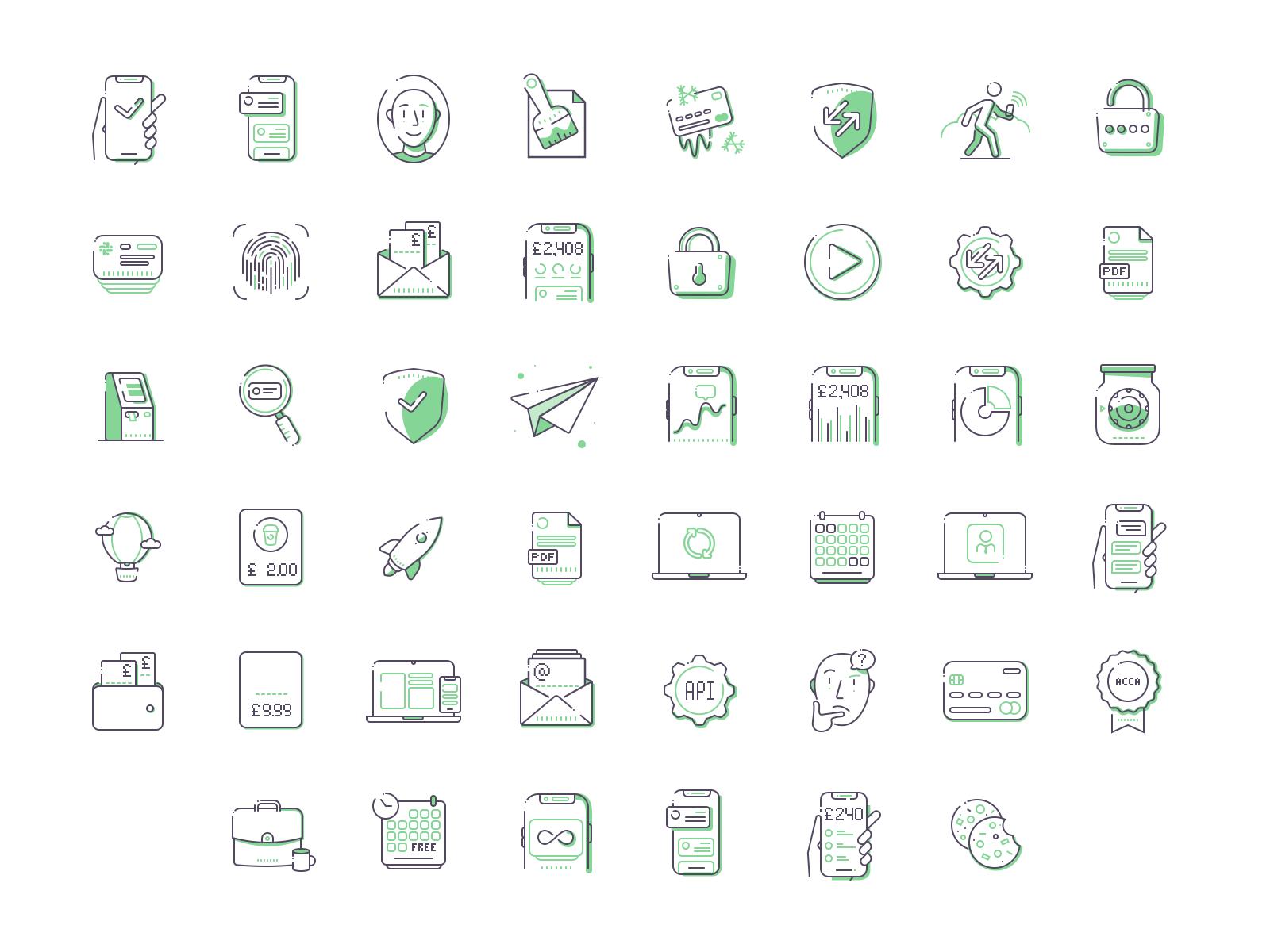 Product Icons set by Stanislav Osipenko on Dribbble