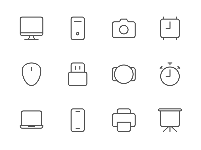 Devices Icon by Nur Asyrof Muhammad on Dribbble
