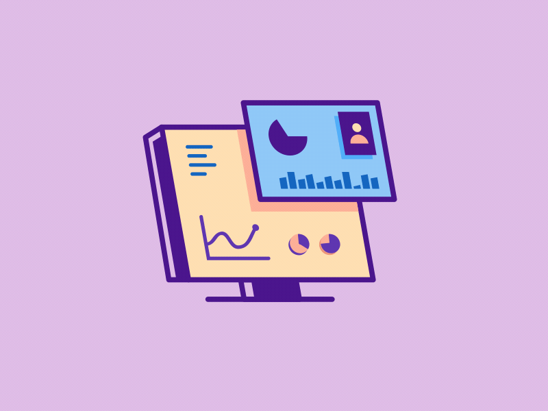 Data Presentation Animated Illustration by Nur Asyrof Muhammad on Dribbble