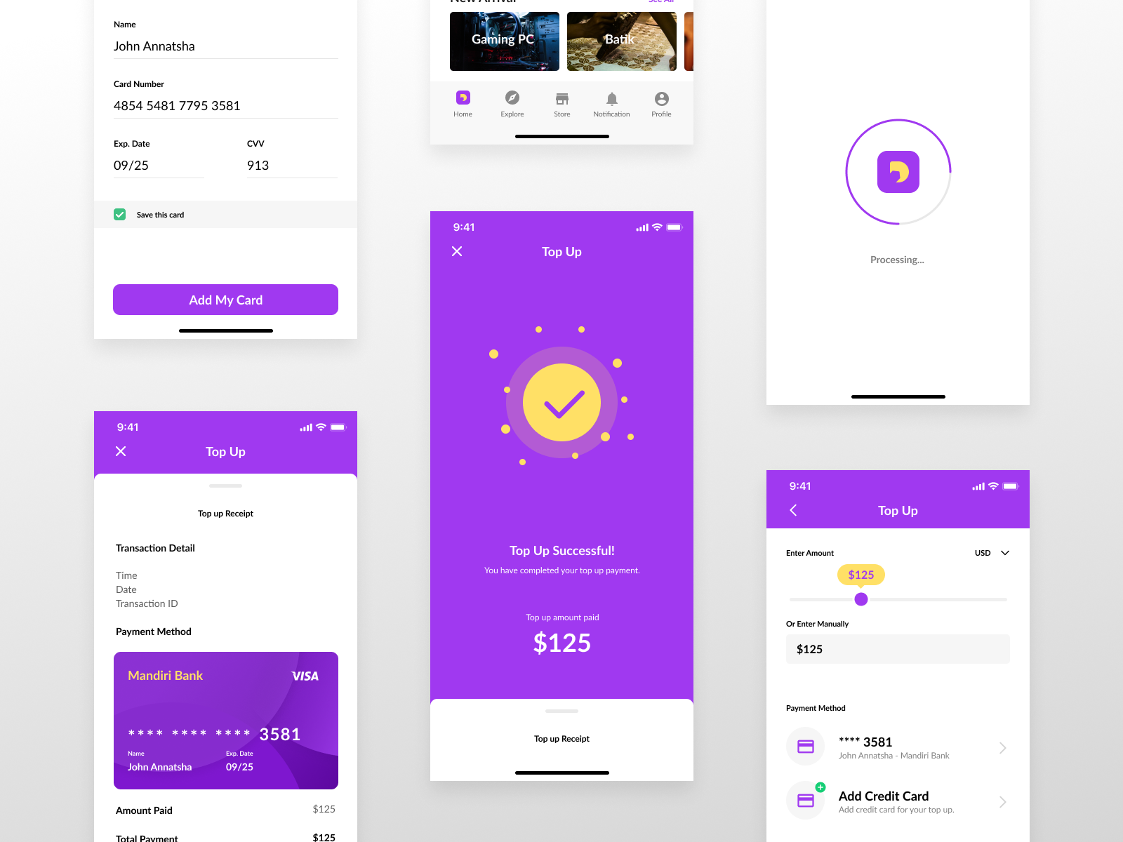 Top Up - Dellof by Nur Asyrof Muhammad on Dribbble