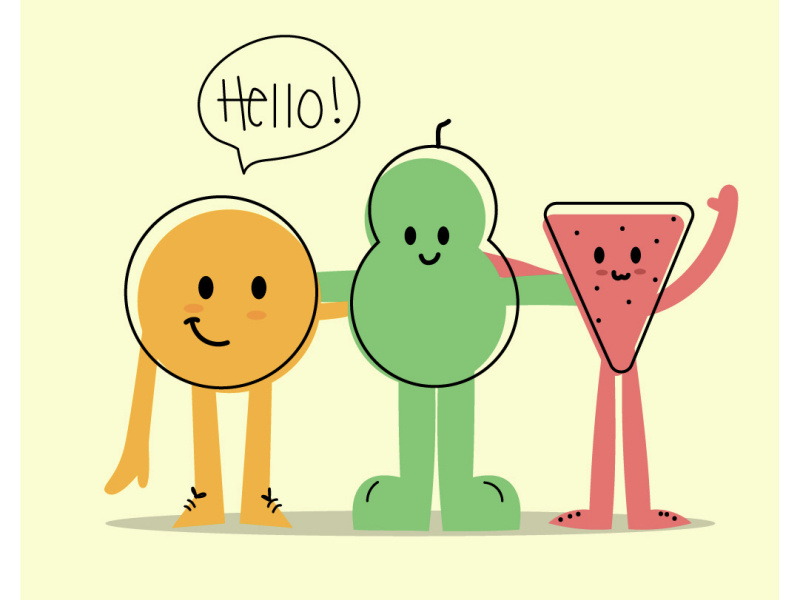 Fruits! by Alejandra Herrera on Dribbble