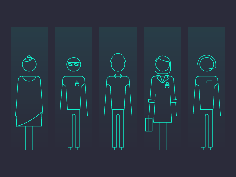 The mobile workforce by Diego Hernandez on Dribbble