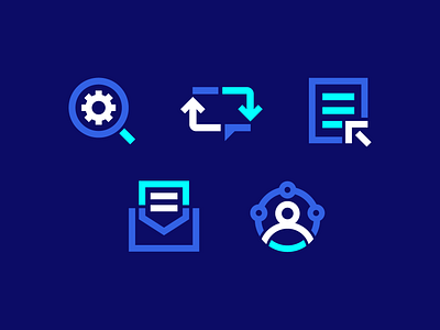 Marketing Icons by Paul Gernale for Canva on Dribbble