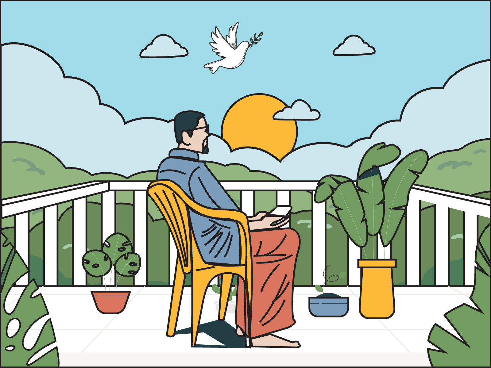 peace by DEEPESH TP on Dribbble