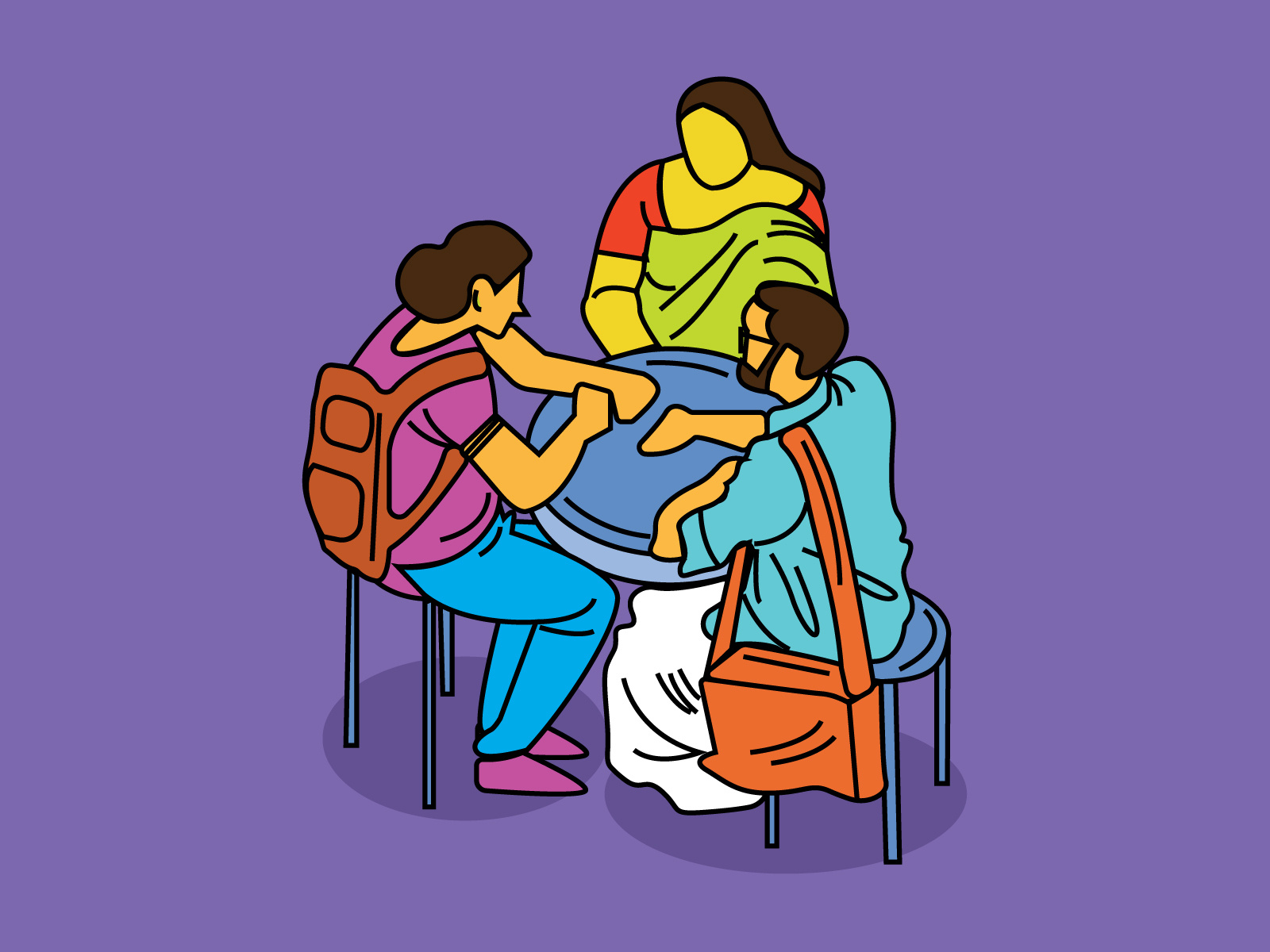 people by DEEPESH TP on Dribbble