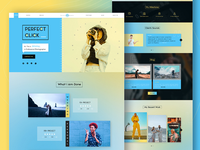 Single Page designs, themes, templates and downloadable graphic ...