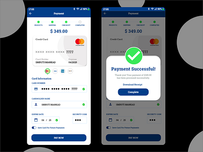 Pop-up/Overlay Design - Successful Payment Page by Smruti Mankad on ...