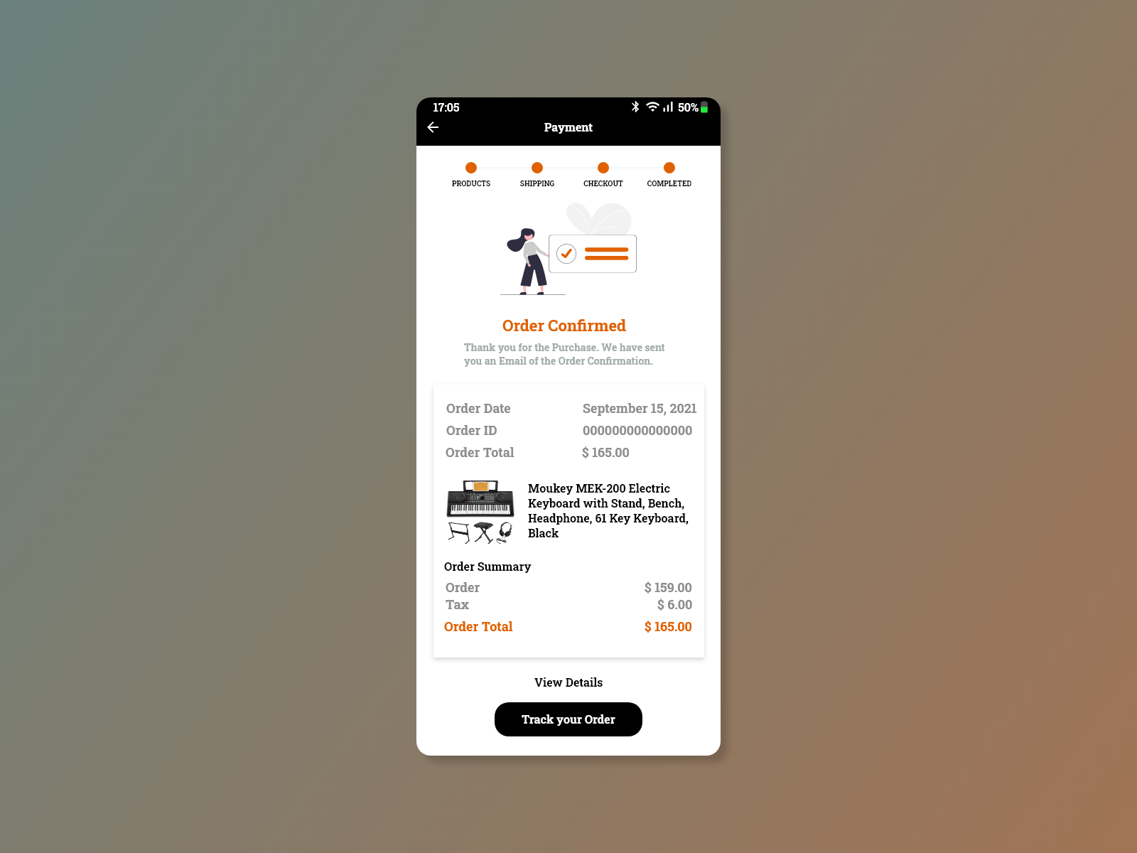 Confirmation UI by Smruti Mankad on Dribbble