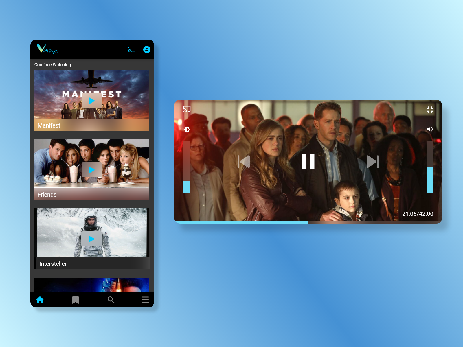 Video Player UI by Smruti Mankad on Dribbble