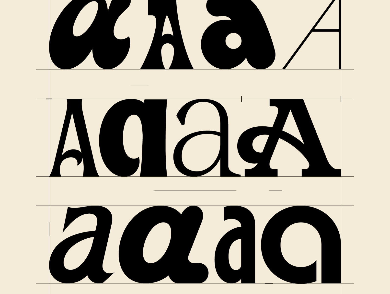 Lettering an "A" by Rob Alba on Dribbble