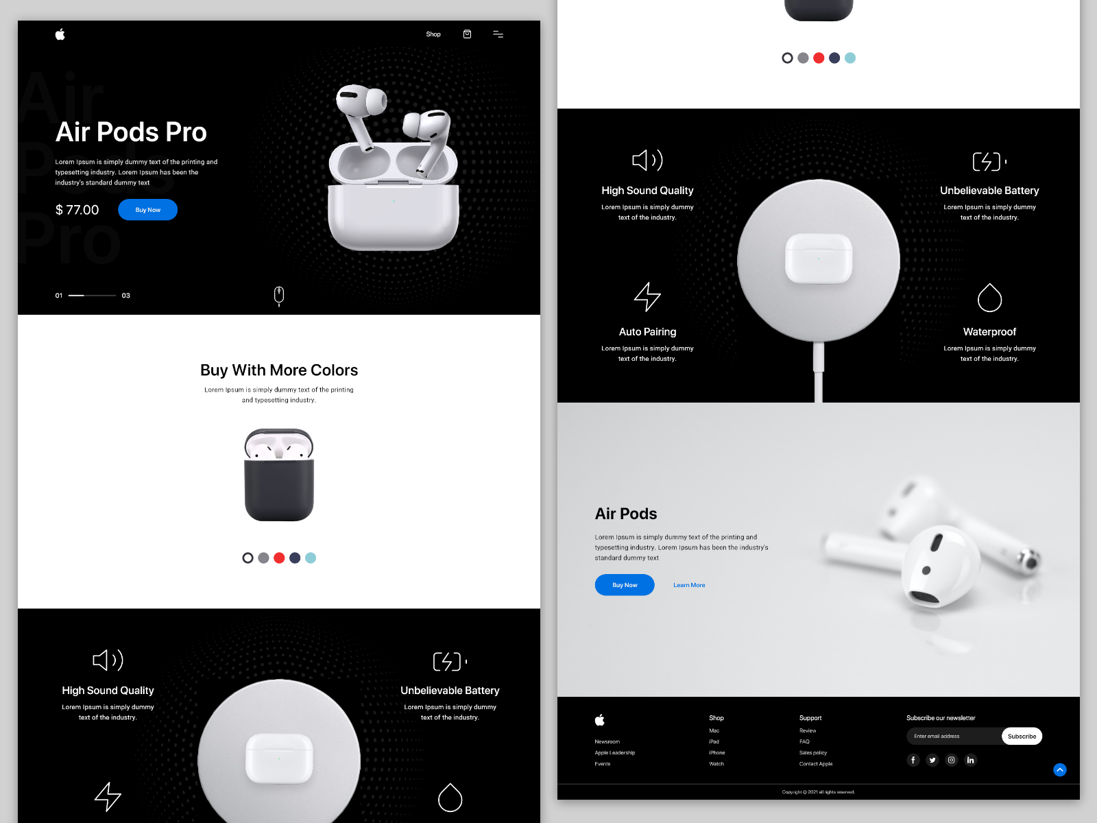 Air Pods Pro Product Design by Ravi on Dribbble