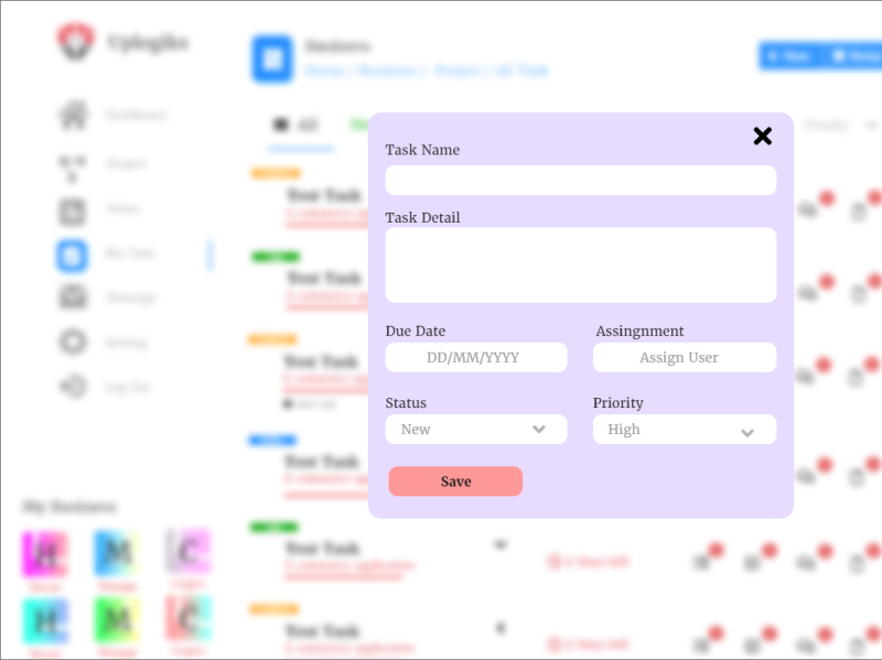 Add New Task by TARUN SINGH GOHIL on Dribbble