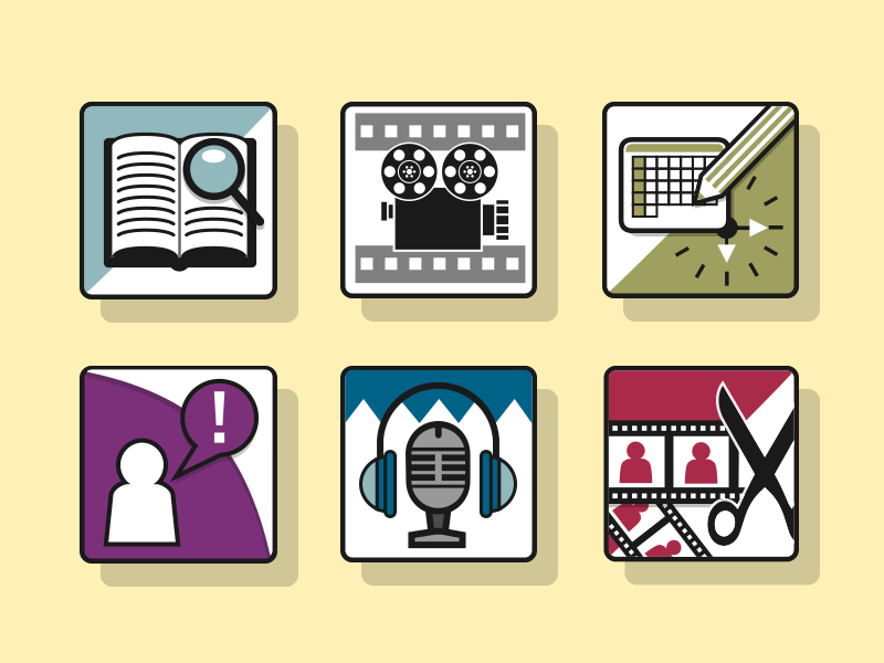 eLearning Icons by Steve Fox on Dribbble