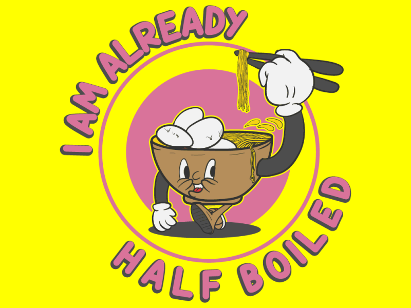 Corian Noodles foods 30s Character Design and illustration by rumon ...