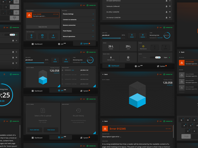 3D printer - UI animation by Edoardo Torda on Dribbble