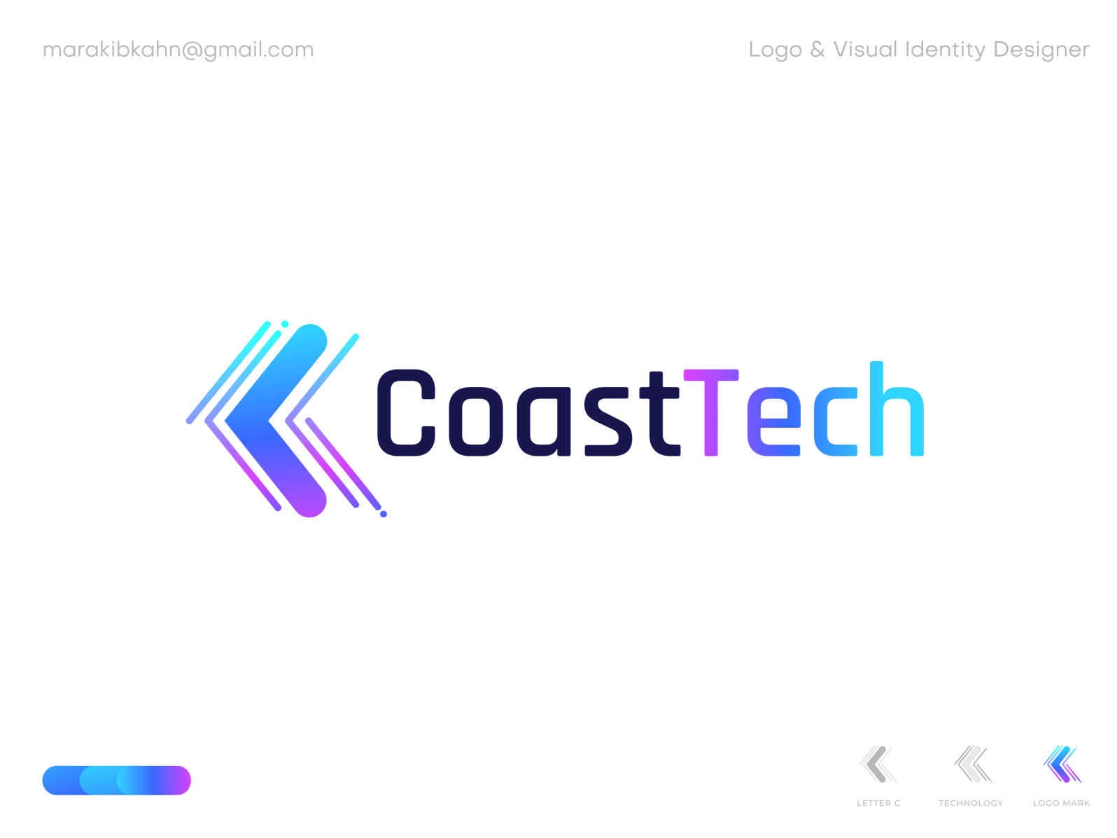 Brand Identity logo design for Coast Tech by MA Rakib Khan on Dribbble