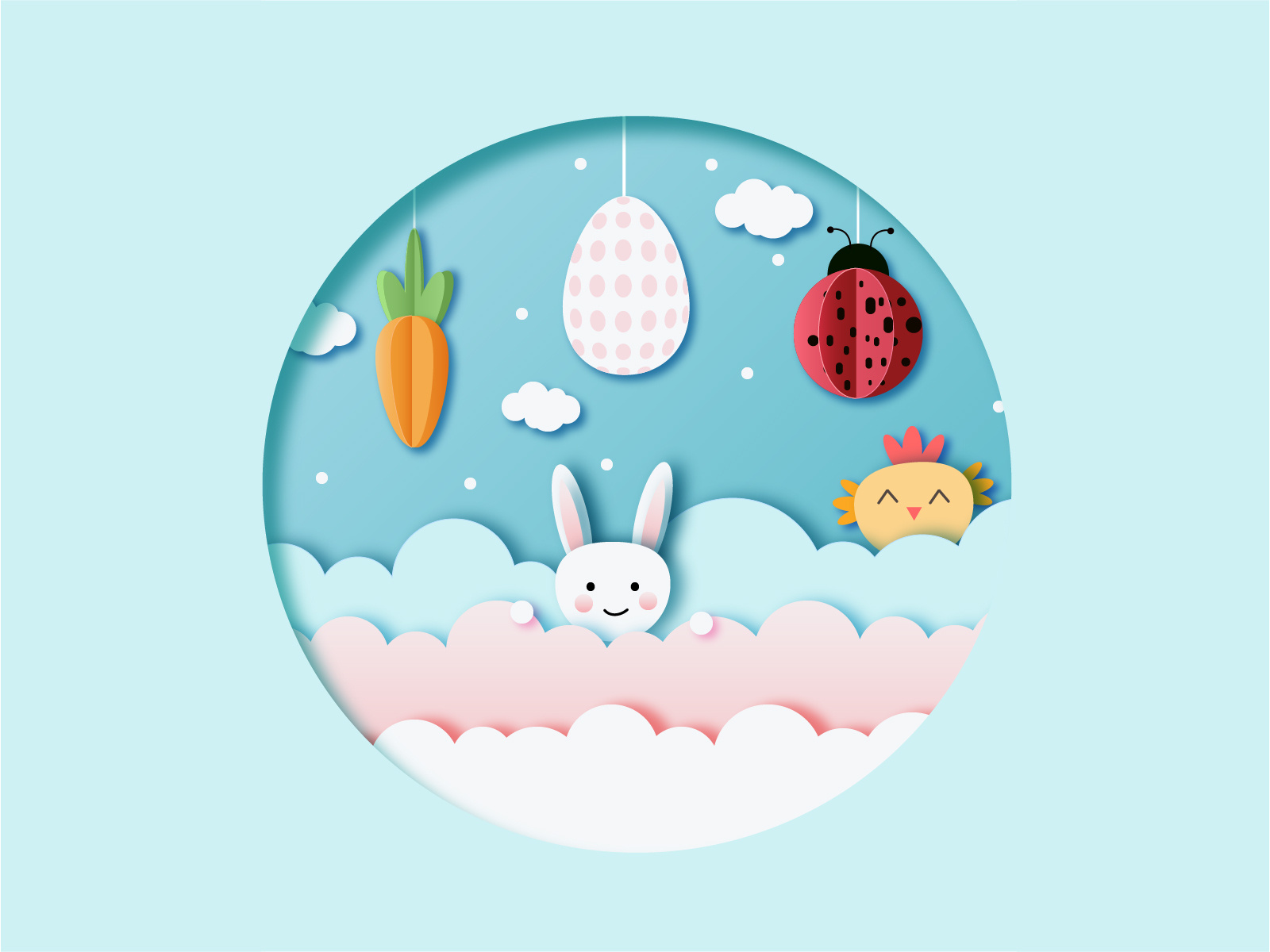 BUNNIES by Elena Melnikova on Dribbble