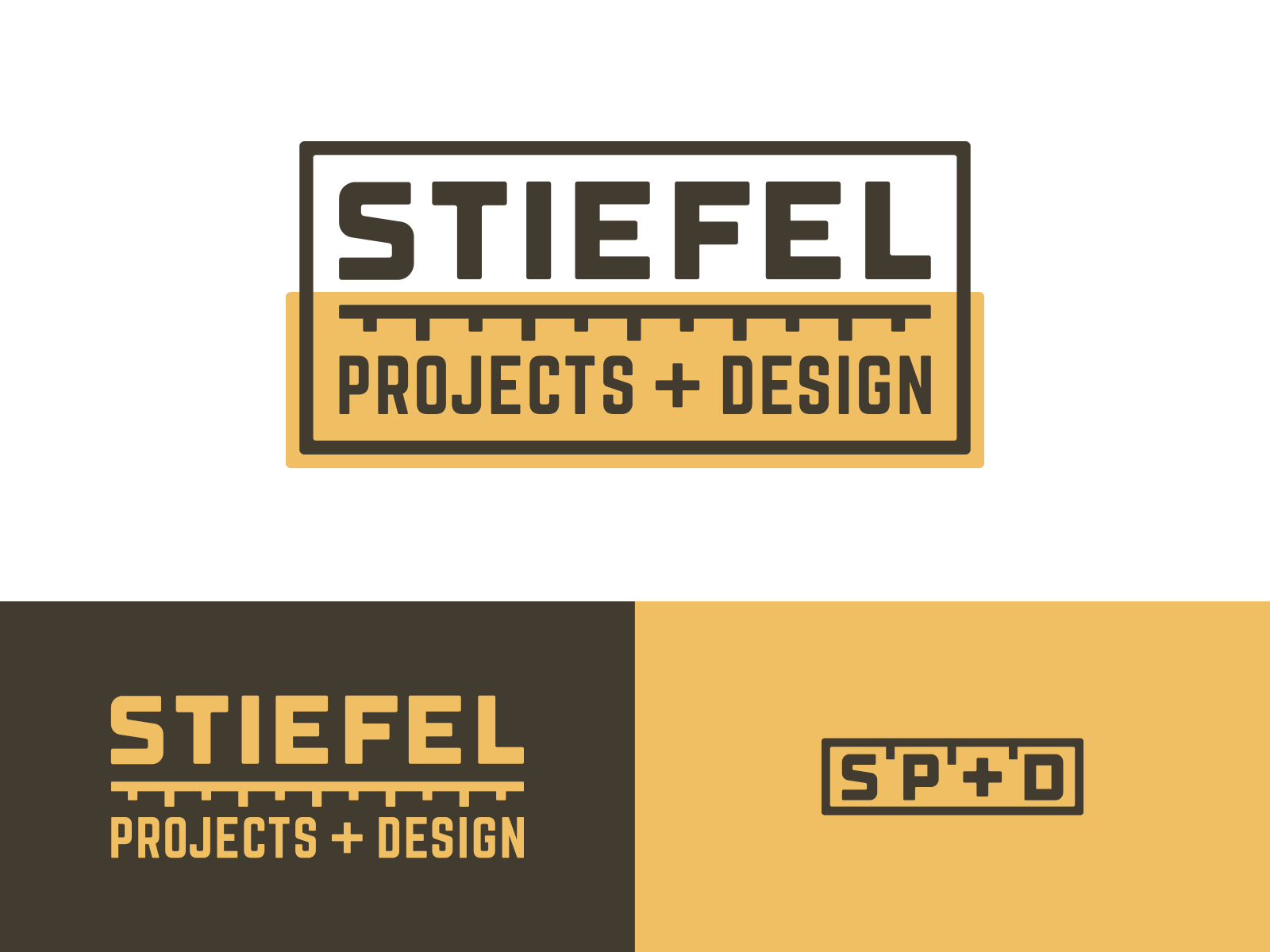 Stiefel Projects + Design logo suite by Bartels Creative Co. on Dribbble