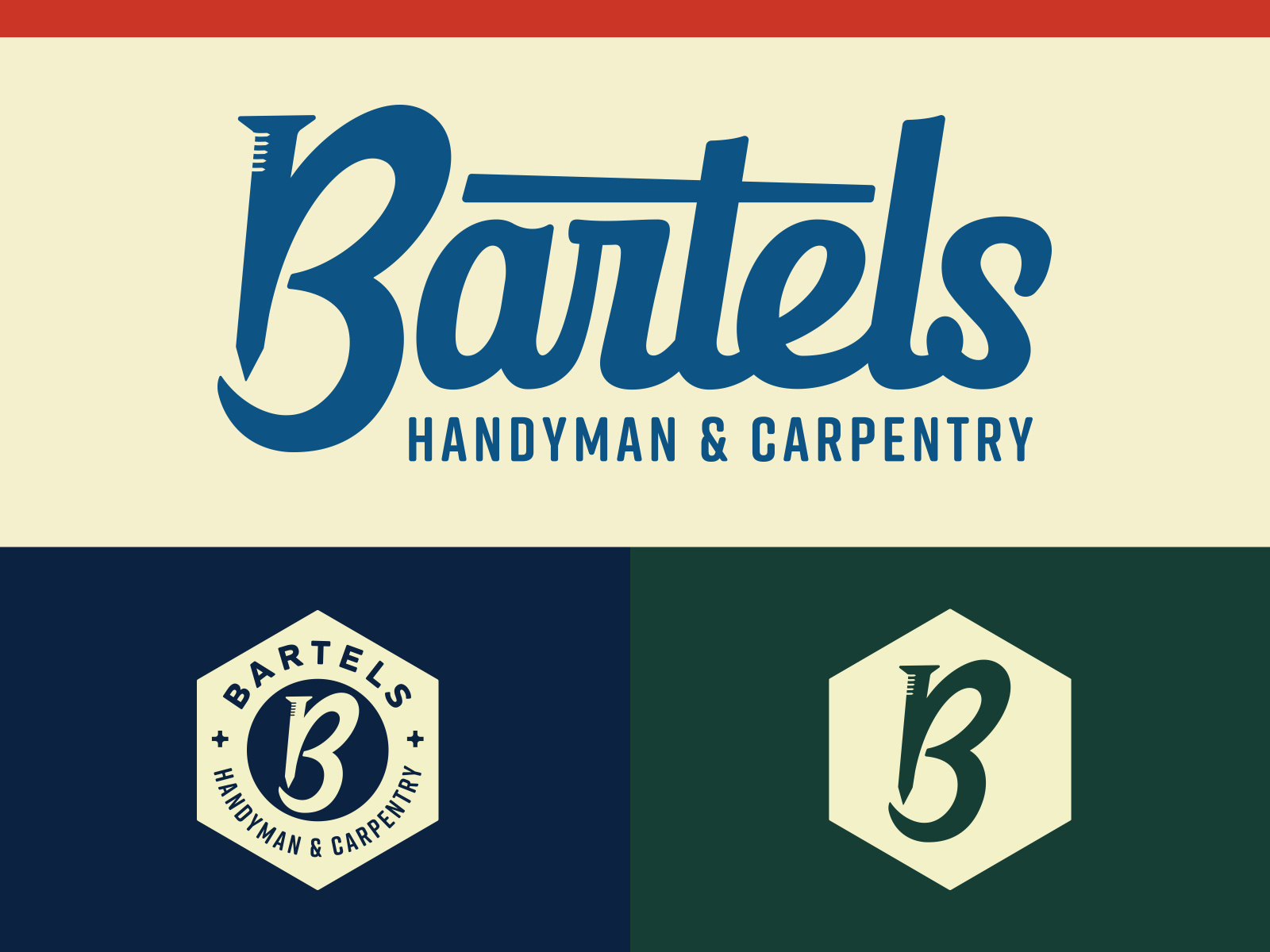 Bartels Handyman & Carpentry Branding by Bartels Creative Co. on Dribbble