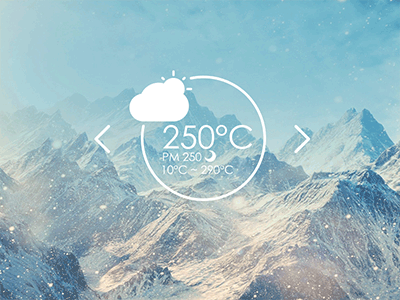 WEATHER by BeardChicken on Dribbble