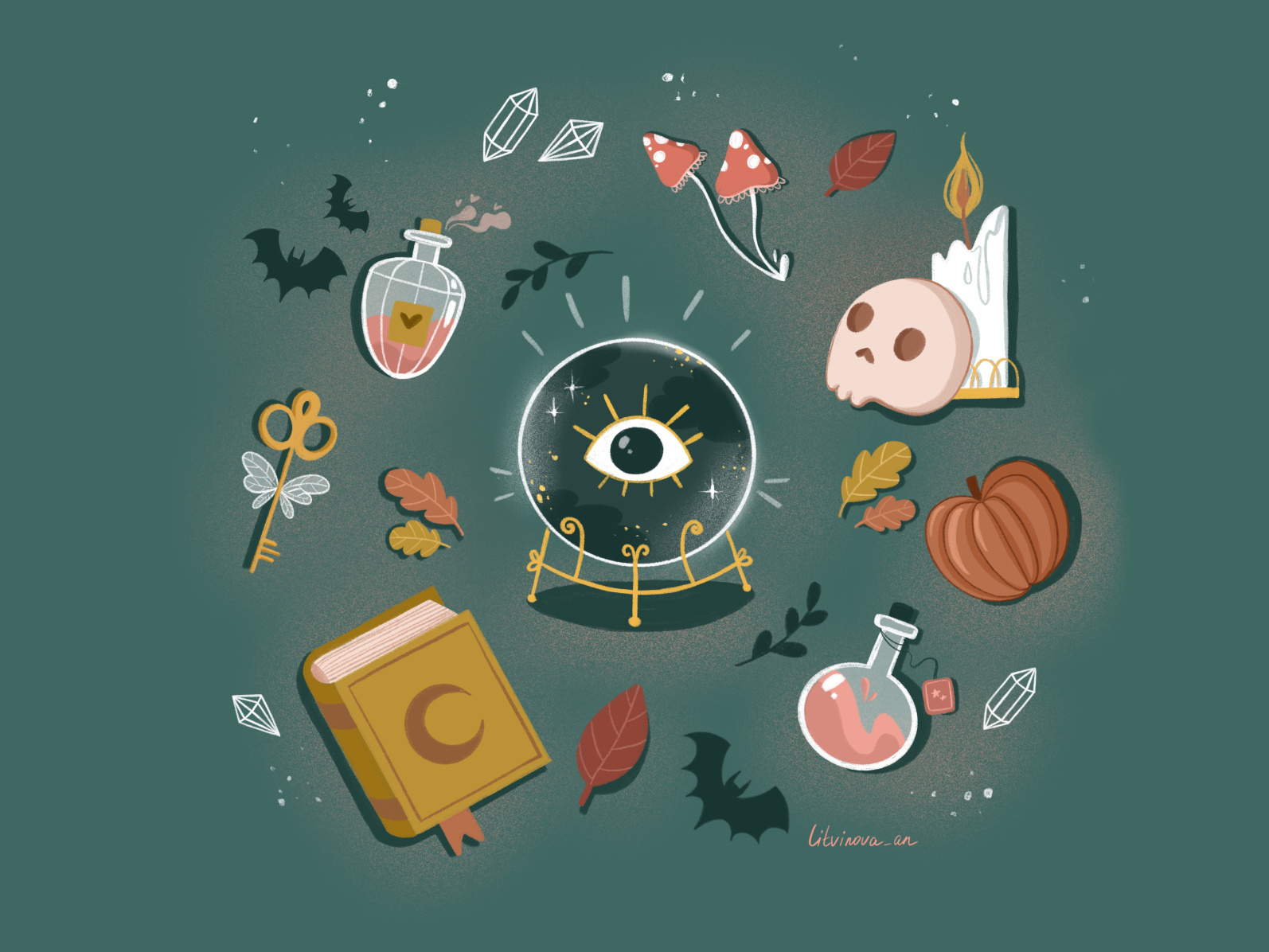 Halloween by Anna Litvinova on Dribbble