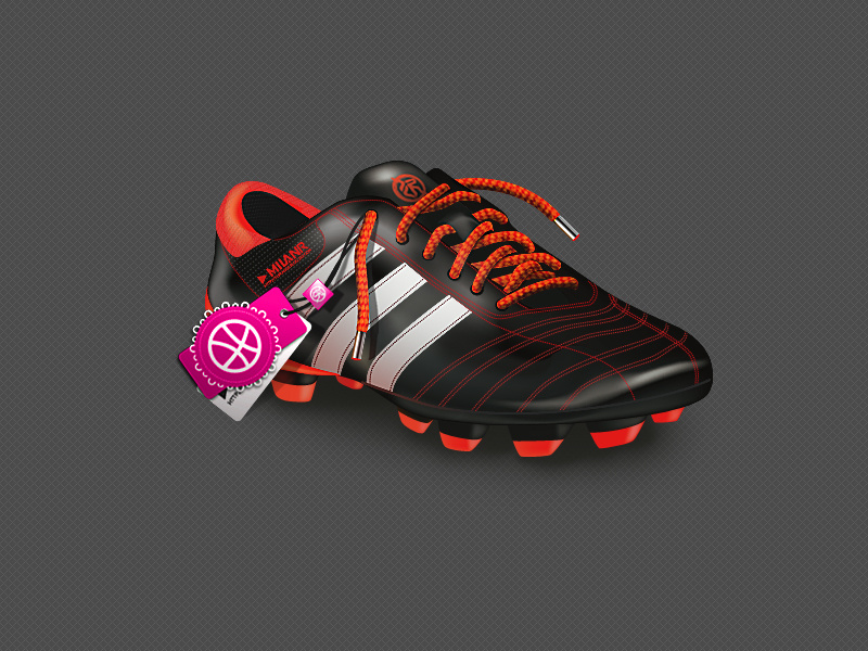 Soccer shoes by MiLANR on Dribbble