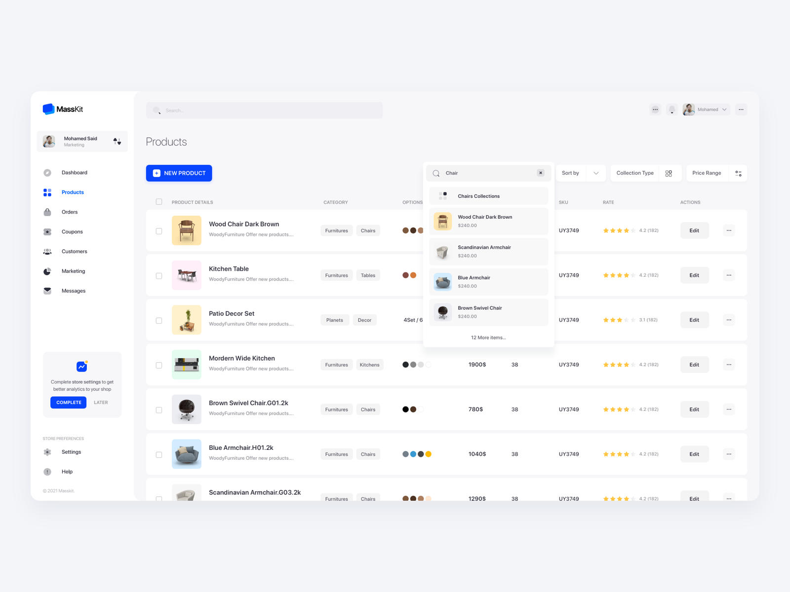 Dribbble Products List Search png By Salah Elimam