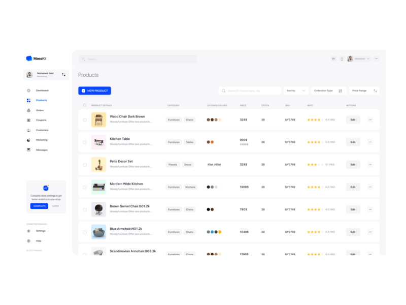 Products search by Salah Elimam on Dribbble