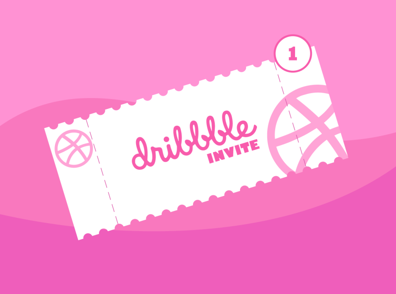 Invite. Invitation. Give you an invite by Tatyana Cherkashina on Dribbble