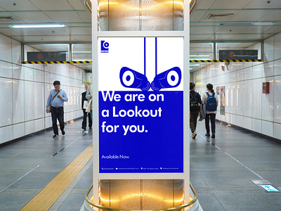 Lookout - Poster Design Mockup by Zakaria Nadeem on Dribbble