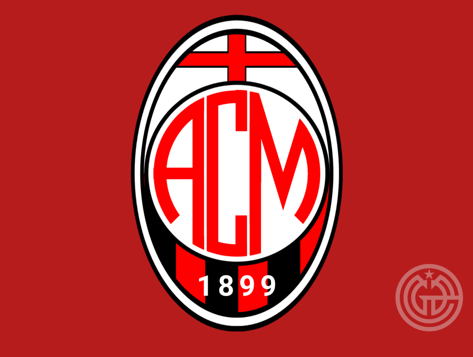 Redesign logo AC MILAN ( III ) by Gianzart 73 on Dribbble