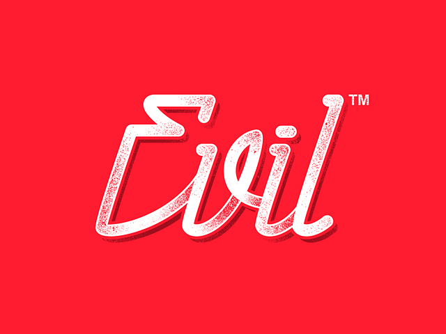 Evil - Monoserif by Gha Arizal on Dribbble