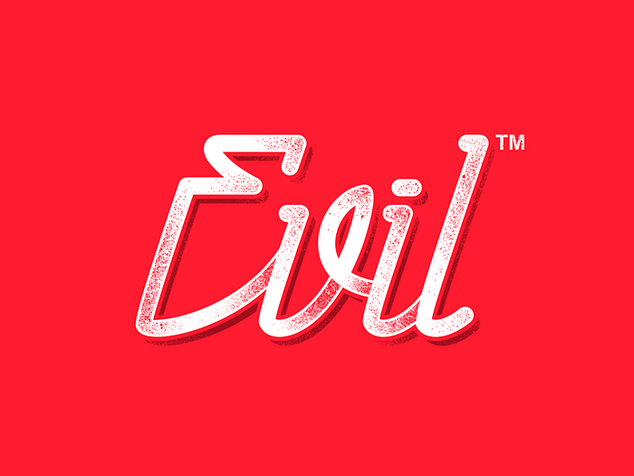 Evil - Monoserif by Gha Arizal on Dribbble