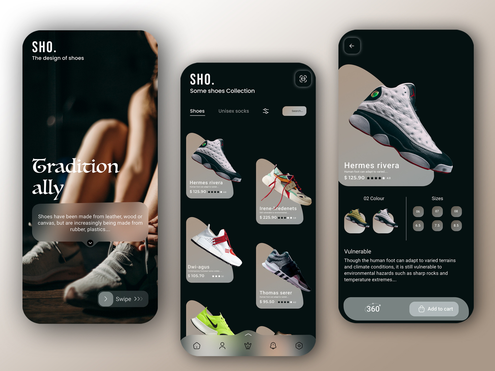 Shoe Shopping App UI Concept by Chintu Saitej on Dribbble