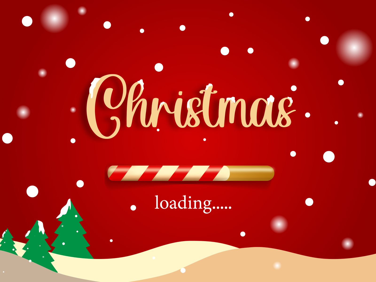 Christmas loading... by Angelina Belous on Dribbble
