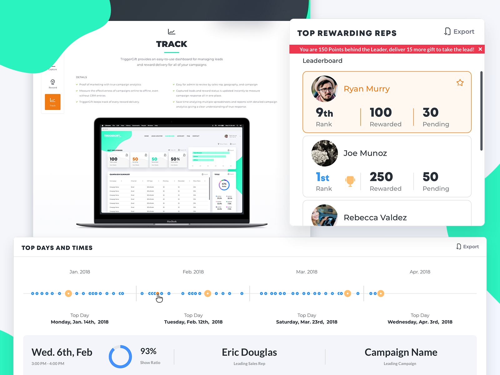 Reward Tracking Portal by Kyle Chaplin on Dribbble