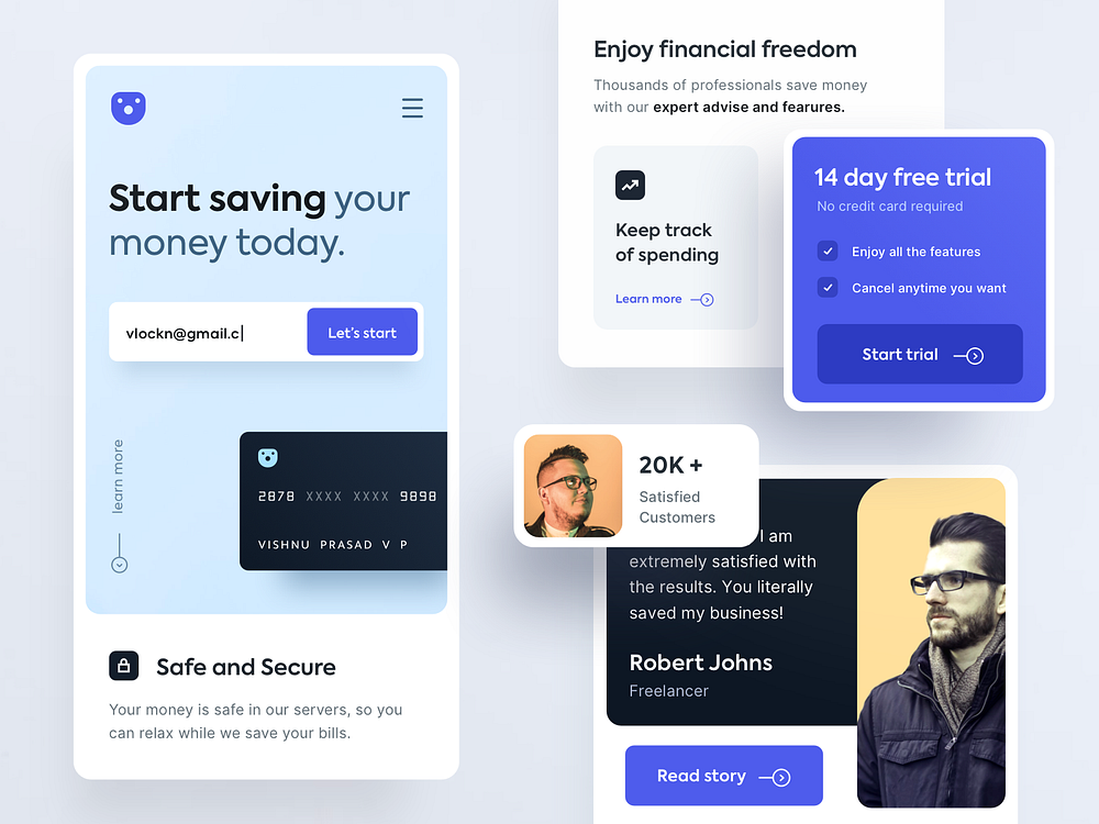 Browse thousands of Fintech Landing Page images for design inspiration ...
