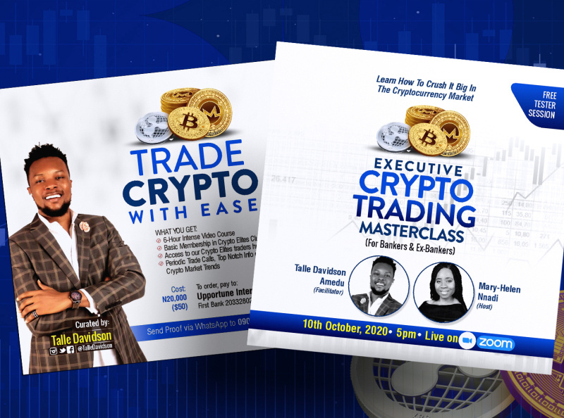 Crypto Trading Masterclass Flyer by Dayo Samuel on Dribbble