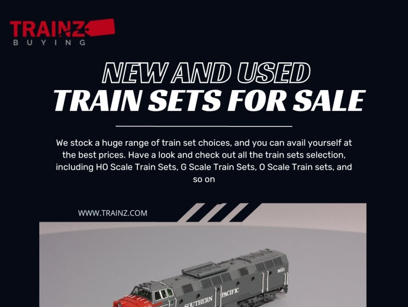 New And Used Train Sets For Sale by Buy Trainz on Dribbble
