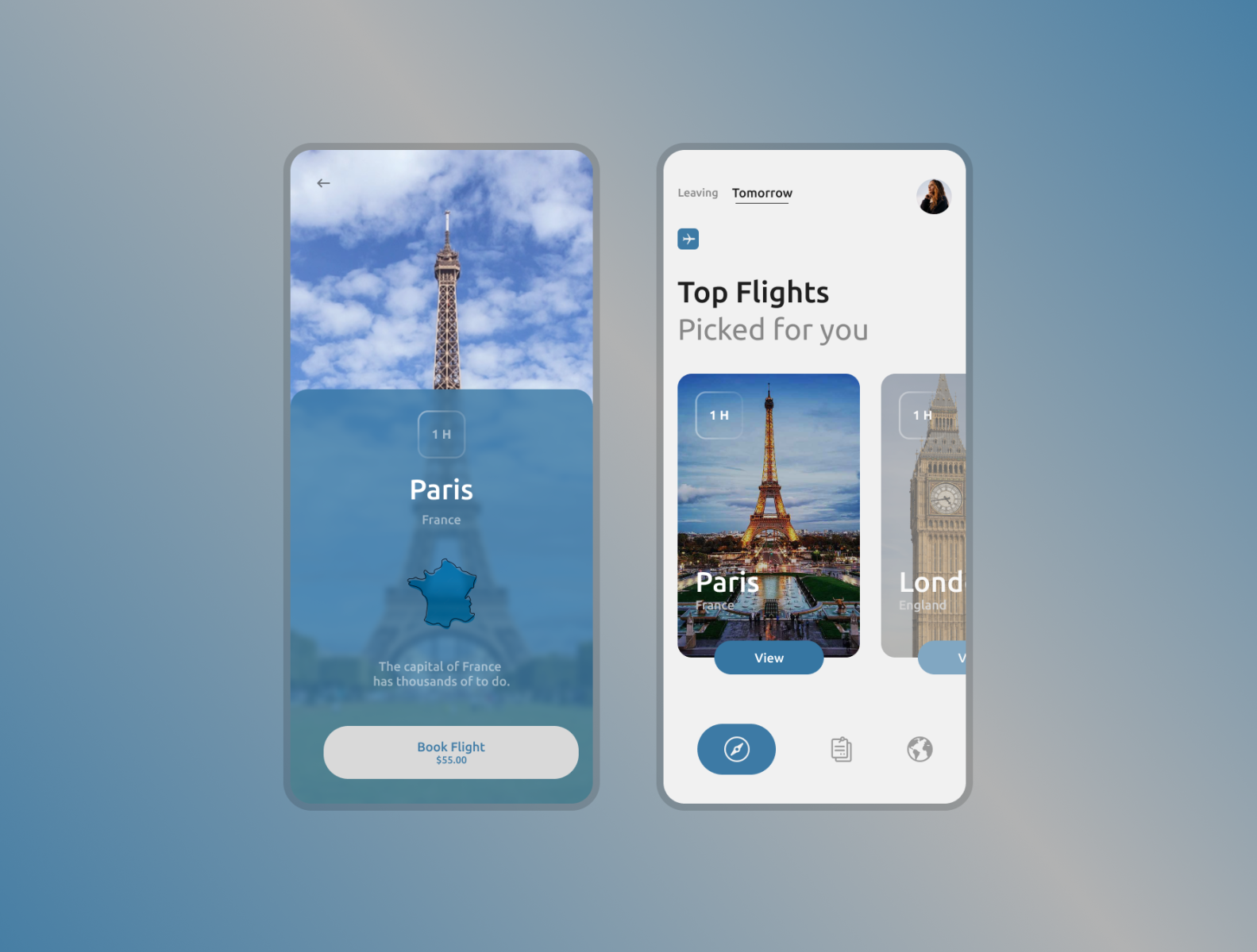 Flight Booking App by Tejesh on Dribbble