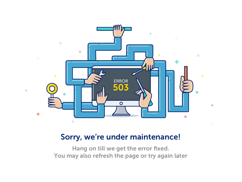 Error 503 By Snehal Bajaj For Practo On Dribbble