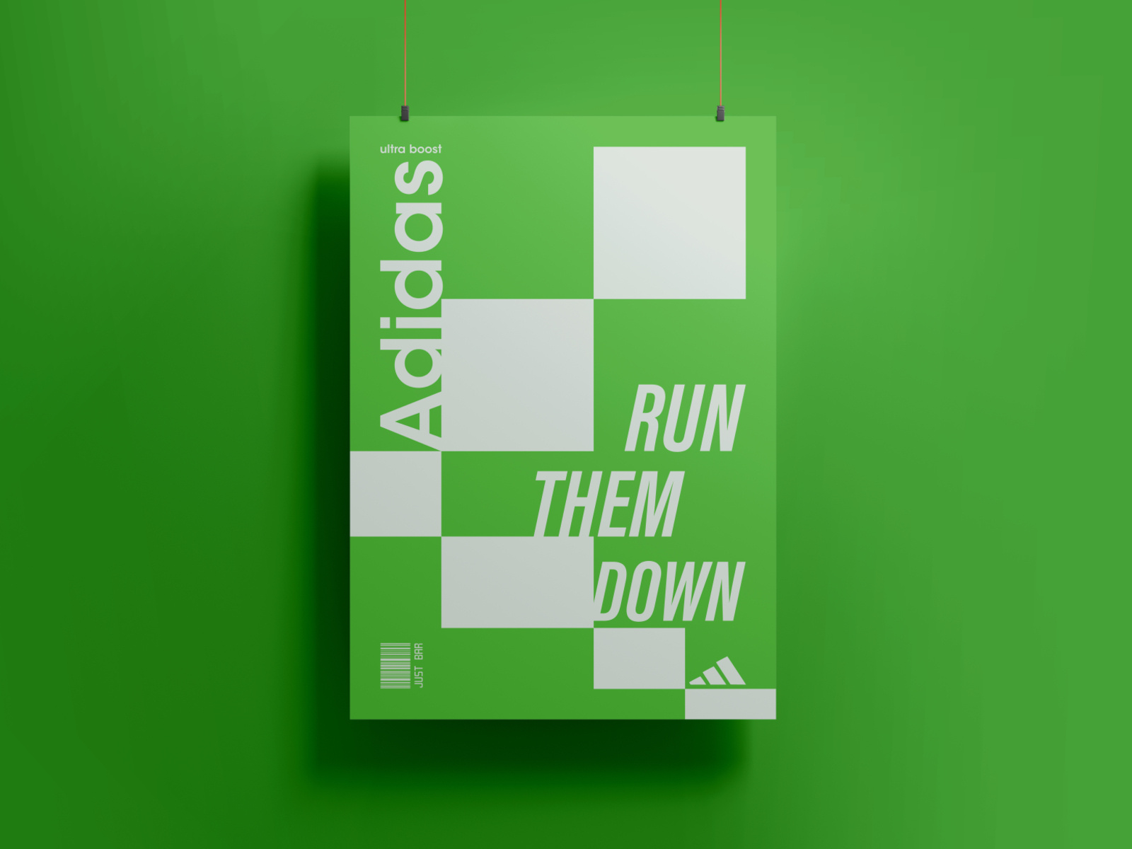 Adidas poster by Ratul Sardar on Dribbble