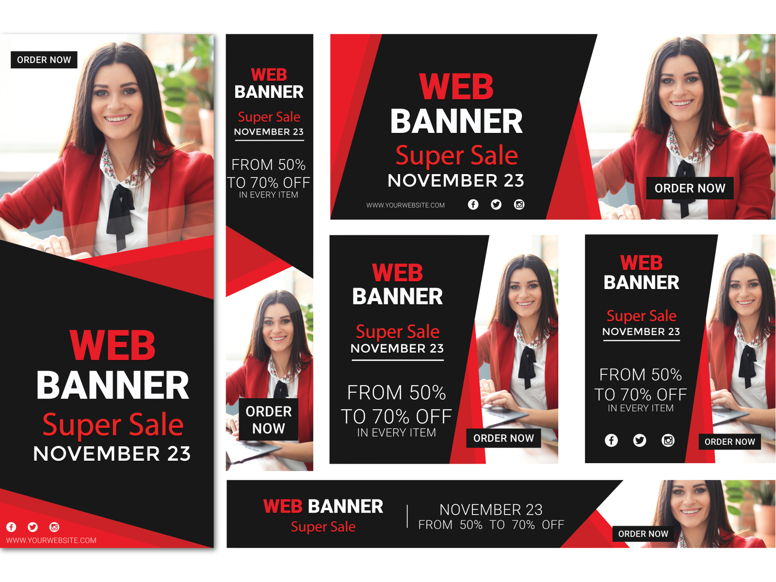 Web Banner Design by Zamil Hossain on Dribbble