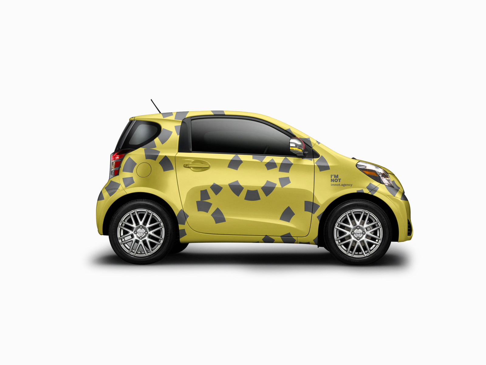 Small car mockup by Adrian Bradu on Dribbble