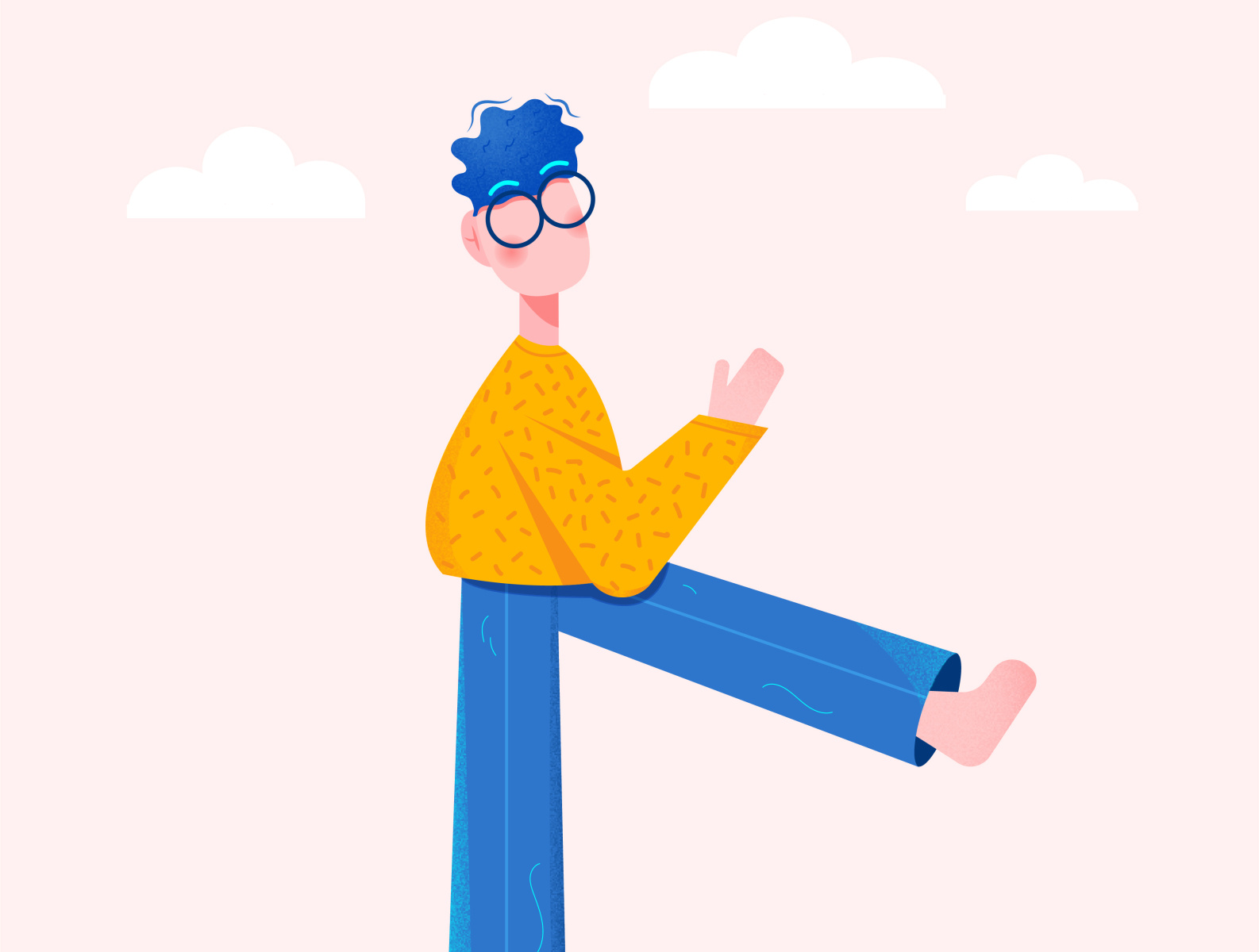 Commercial character by Elizaveta on Dribbble